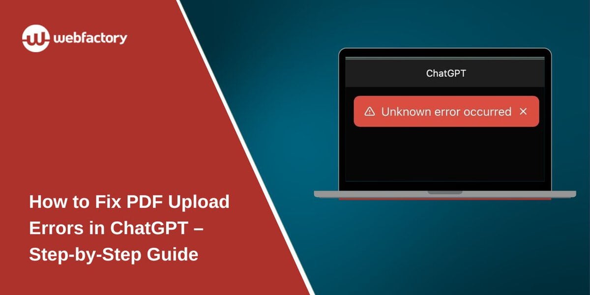 How to Fix PDF Upload Errors in ChatGPT – Step-by-Step Guide