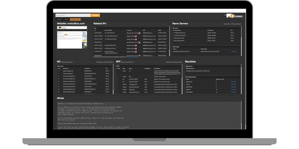 Why Does MXToolbox Say "DNS Record Not Found"?