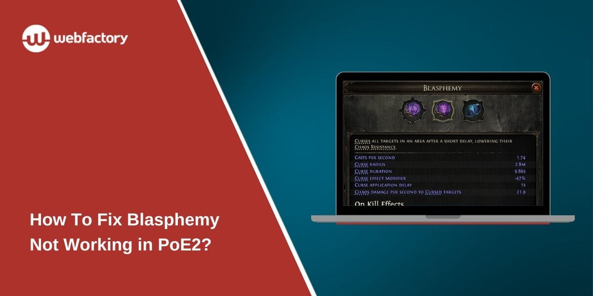 How To Fix Blasphemy Not Working in PoE2?